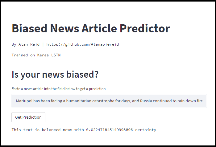 GitHub - Alanapiereid/Streamlit_KERAS_LSTM_Fake_News: Fake News ...