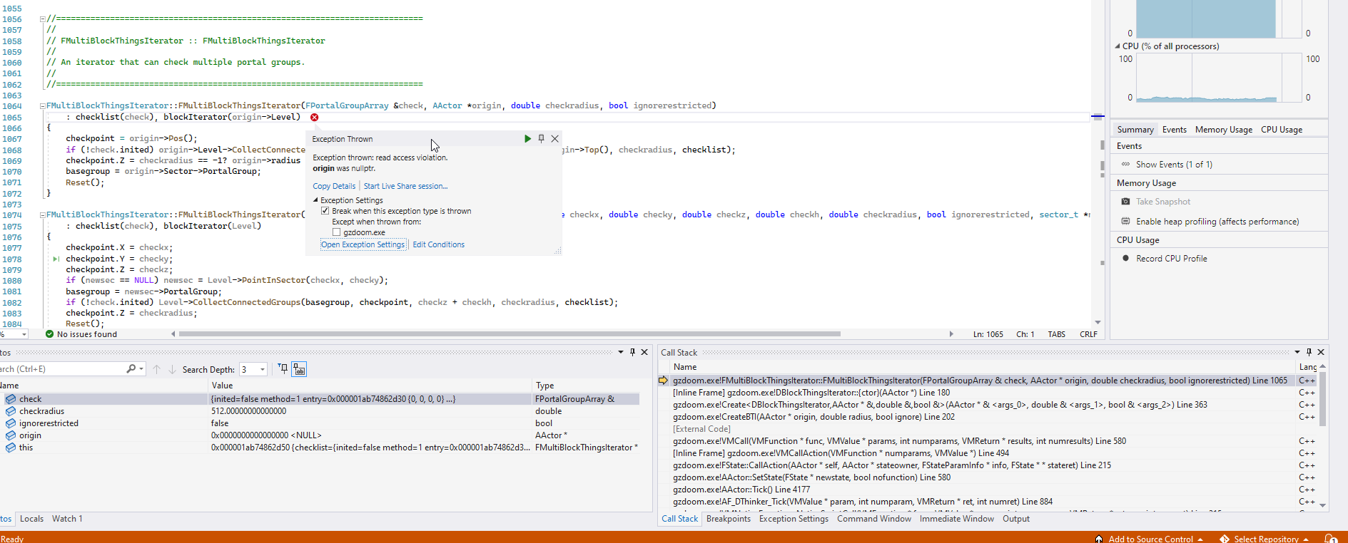 [BUG] GZDoom crashes when my mods and Brutal Doom v21 run together · Issue #1771 · ZDoom/gzdoom ...