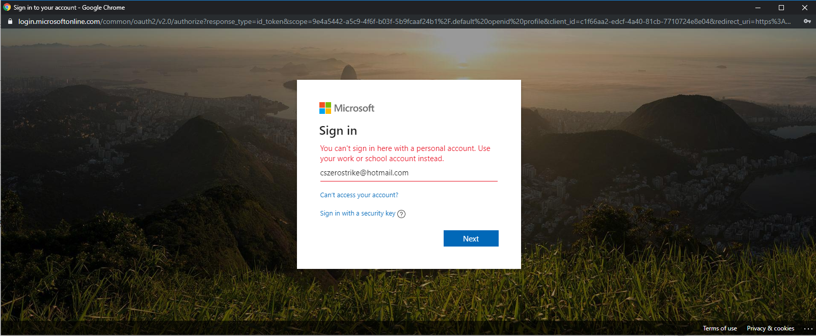 Cannot acquire access token for MSA account · Issue #1148 · AzureAD/microsoft-authentication ...
