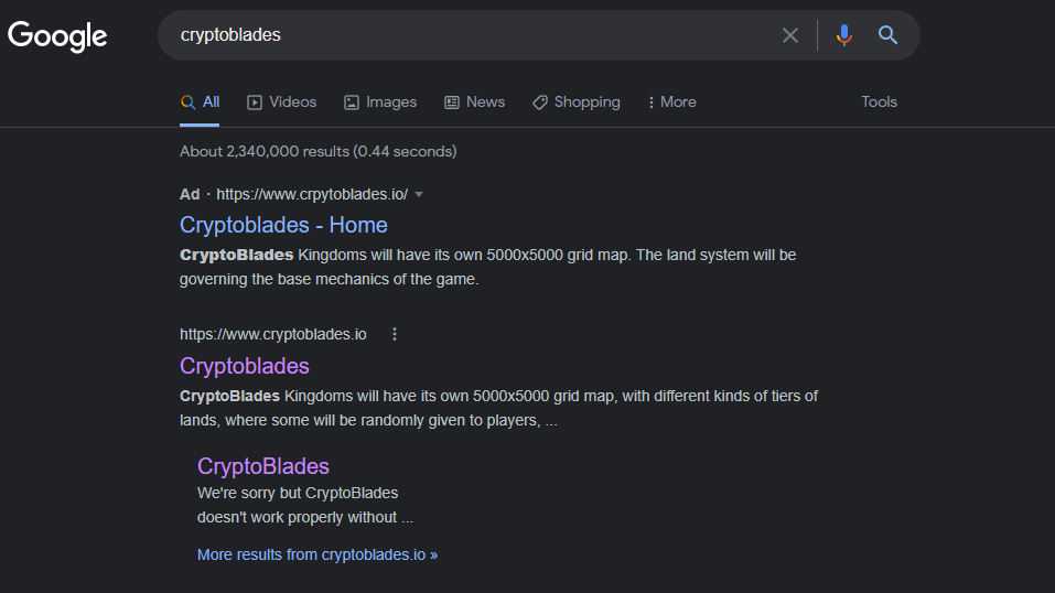 DMCA & C&D TODO 2 · Issue #1268 · CryptoBlades/cryptoblades · GitHub