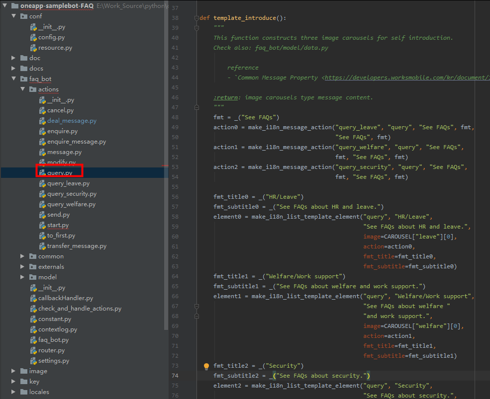お問い合わせBOTの業務カテゴリーの追加について · Issue #5 · lineworks/samplebot_faq_ask_bot_v1.0 · GitHub