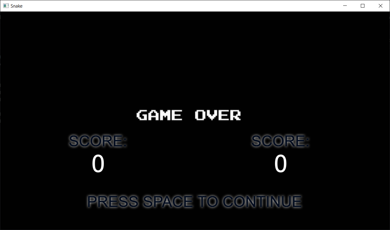 GitHub - mlawinski99/Snake-SFML: Snake game for 1 or 2 players. SFML C++