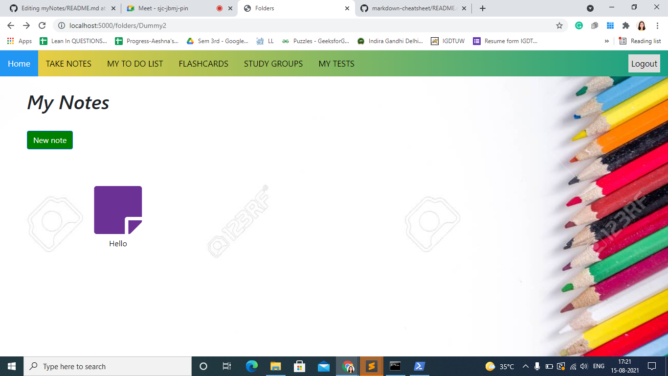 Github Shirin25 Mynotes