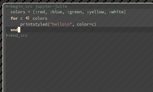 ANSI escape characters not rendering correctly · Issue #197 · emacs-jupyter/jupyter · GitHub