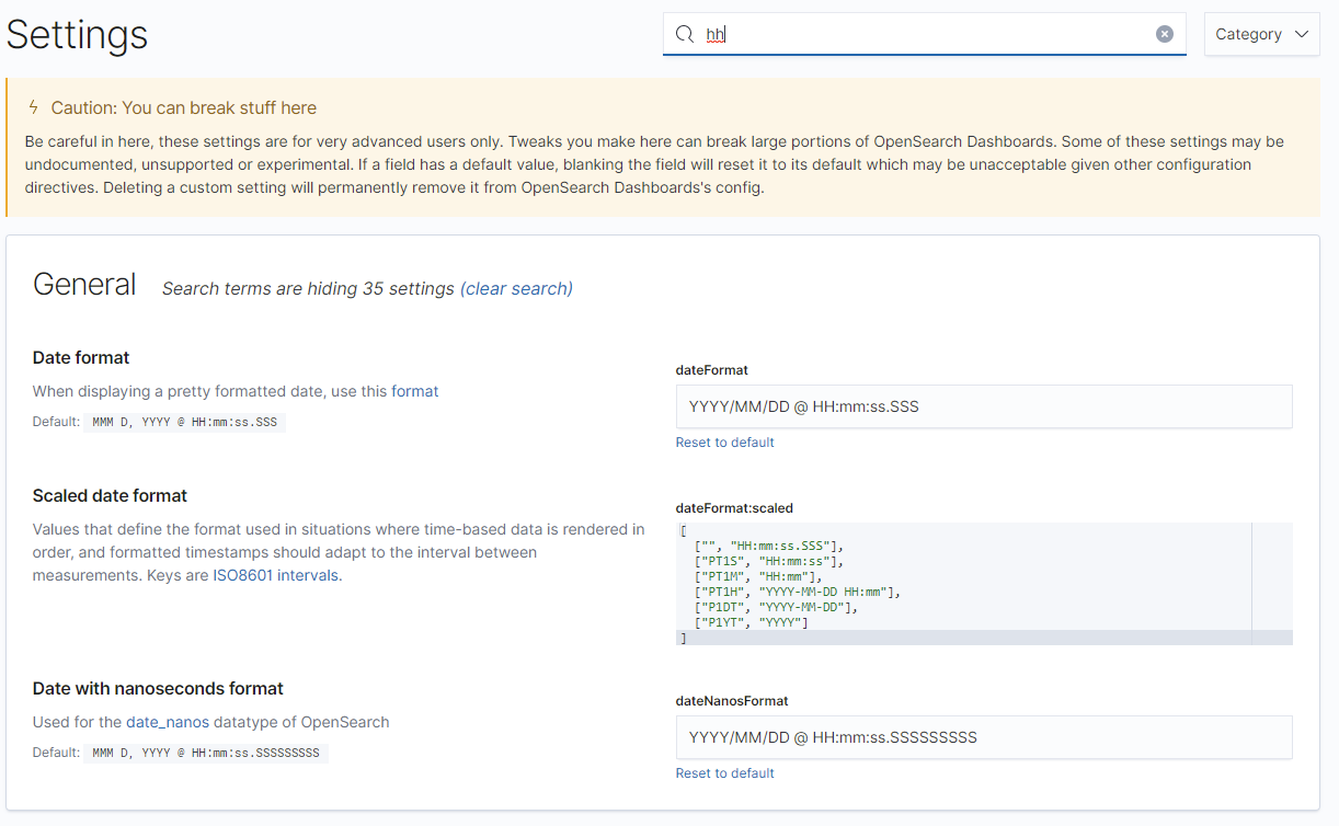 [FEATURE] Time format settings not honored on Alerting · Issue #275 · opensearch-project ...