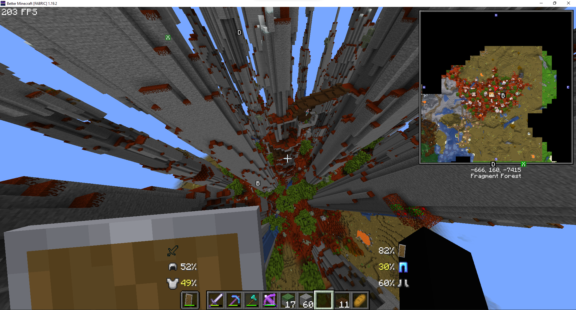 Cluster of Chunks just turned red, forest red, trees red, grass red · Issue #949 ...