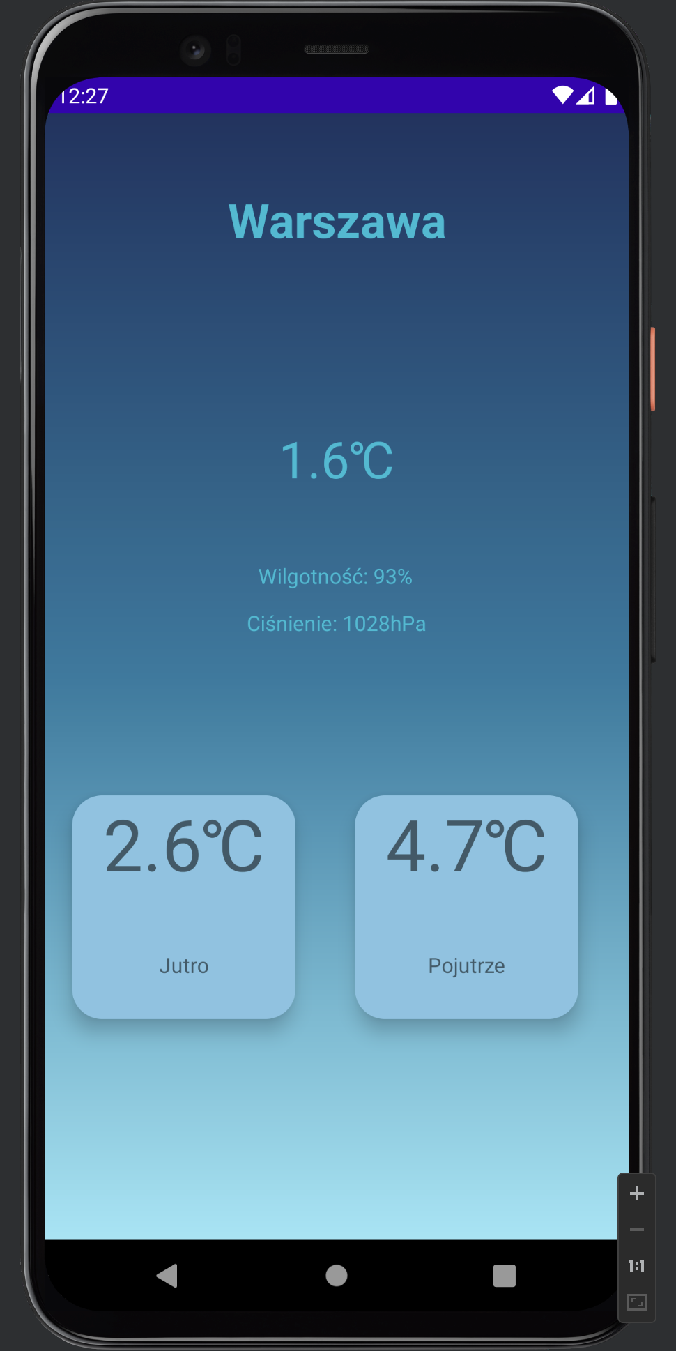 GitHub - miszelo/WeatherApp: Projekt zaliczeniowy na przedmiot Programowanie Systemów Mobilnych