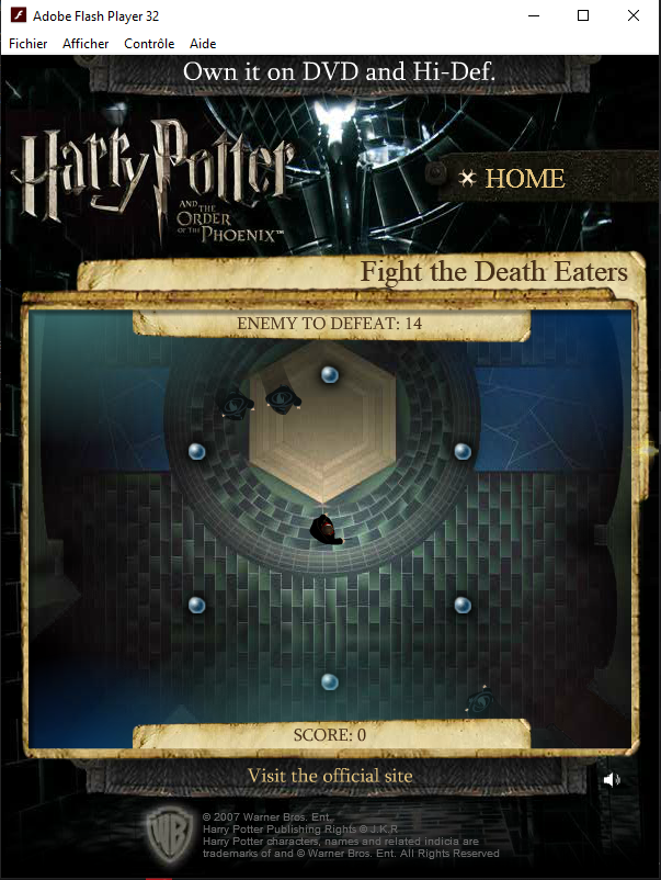 ennemy counter doesn't work on Harry Potter: Fight the Death Eaters · Issue #8541 · ruffle-rs ...