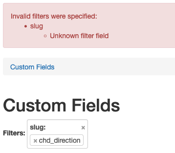 Missing features in CustomField REST API and FilterSet · Issue #3265 · nautobot/nautobot · GitHub