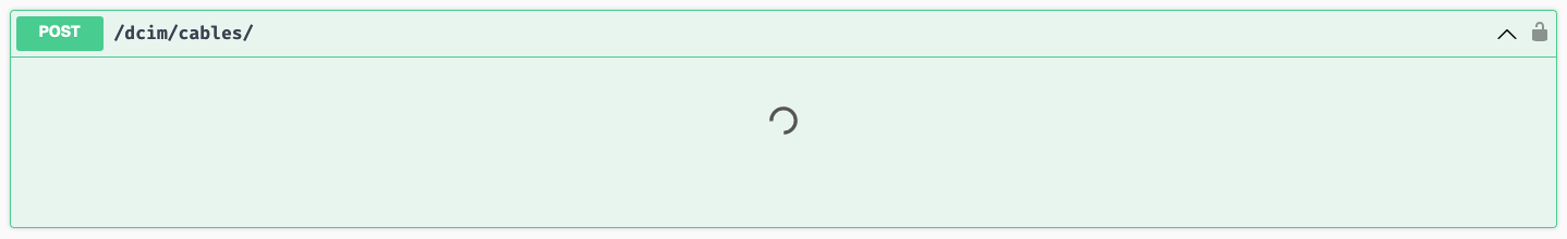 20 Swagger Ui Broken For Post Dcimcables Possibly Others · Issue 3778 · Nautobotnautobot
