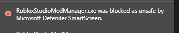 Cannot even download mod manager · Issue #115 · MaximumADHD/Roblox-Studio-Mod-Manager · GitHub