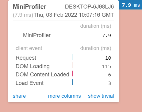 MiniProfiler custom steps not showing in the log · Issue #11932 · umbraco/Umbraco-CMS · GitHub