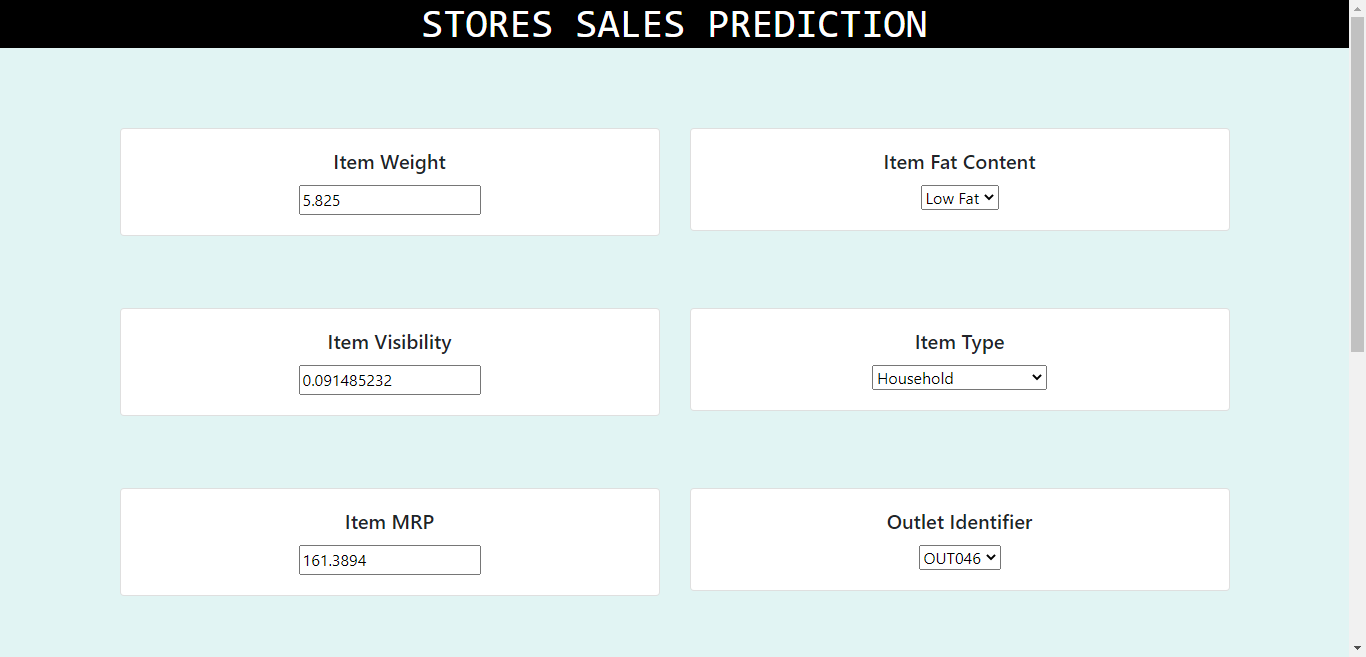 GitHub - MCShravan/Stores-Sales-Prediction