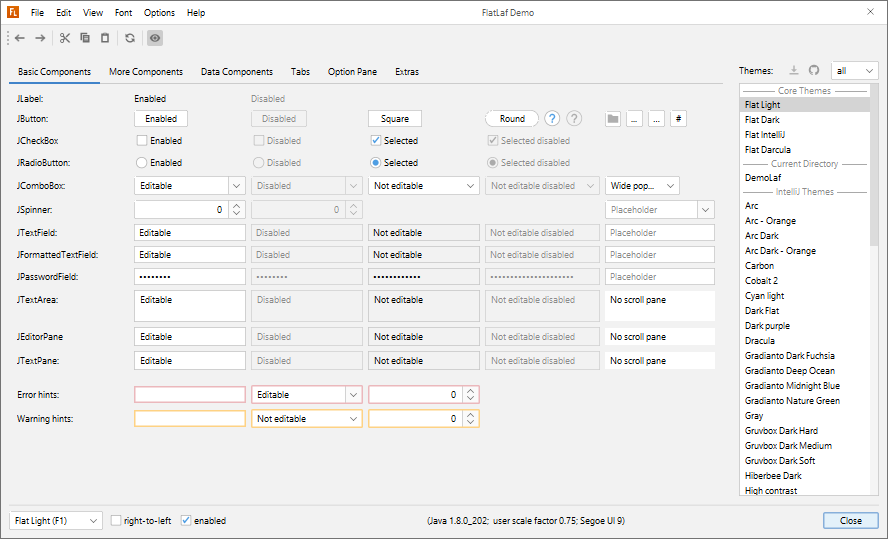 flatlaf.uiScale issues · Issue #266 · JFormDesigner/FlatLaf · GitHub