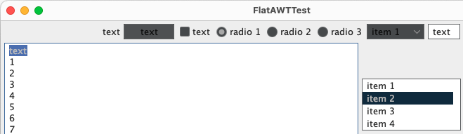 FlatLaf altering AWT components on MacOS · Issue #583 · JFormDesigner/FlatLaf · GitHub