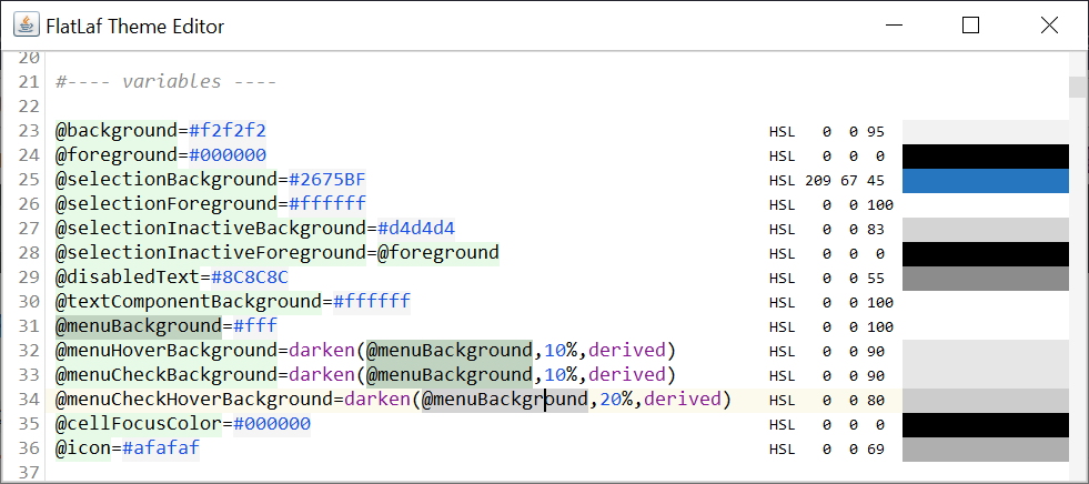 How to compile and run the Theme Editor · Issue #160 · JFormDesigner ...
