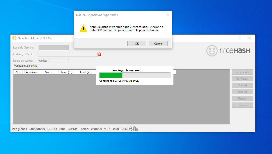 Não consigo resolver o erro do nicehash · Issue #1825 · nicehash/NiceHashMiner · GitHub