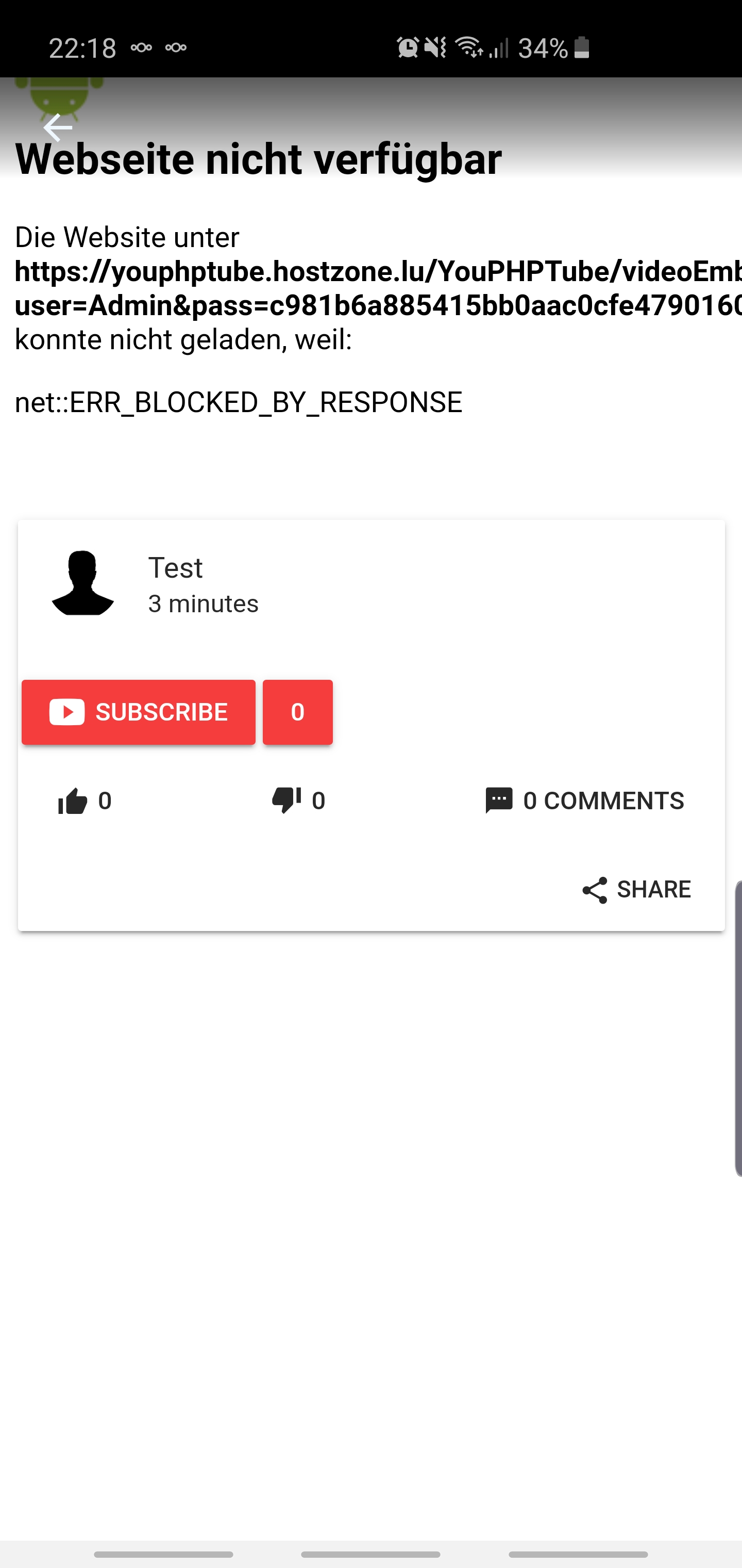 Playback not working on Mobile App · Issue #2104 · WWBN/AVideo · GitHub