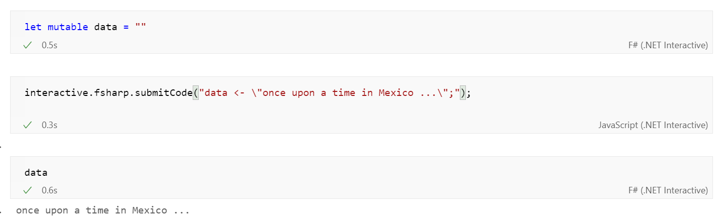 Get JS kernel variable in C#/F# · Issue #1526 · dotnet/interactive · GitHub