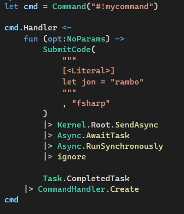 Variable/Value declared via Kernel.Root.SendAsync is not visible in the next cell · Issue #2035 ...