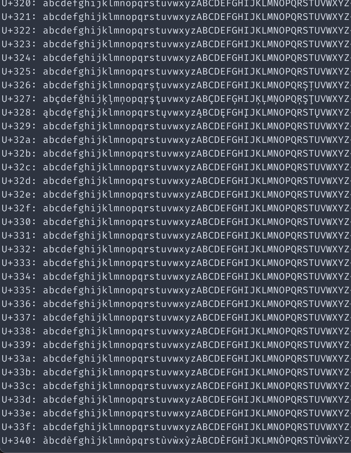 Many diacritics do not show/aren't anchored properly on MacOS · Issue #5541 · kovidgoyal/kitty ...