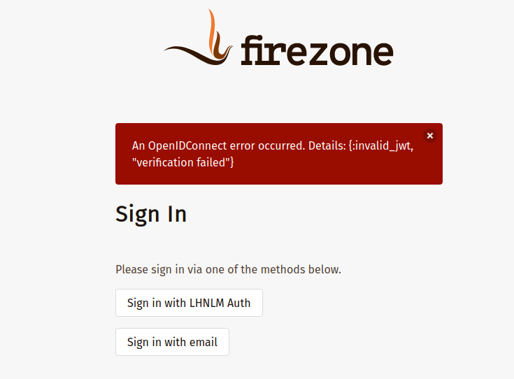 OpenIDConnect error · Issue #1488 · firezone/firezone · GitHub