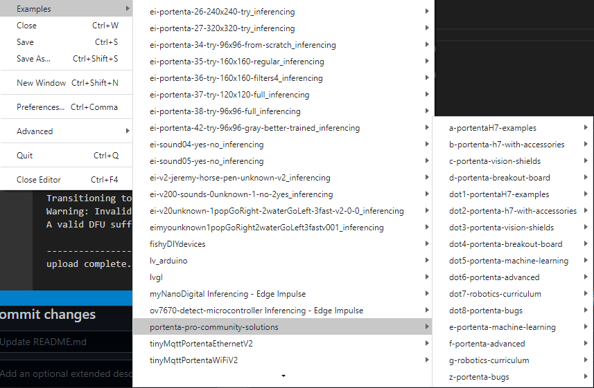 My Examples For The Arduino Portentah7 Readme Md At Master · Hpssjellis My Examples For The