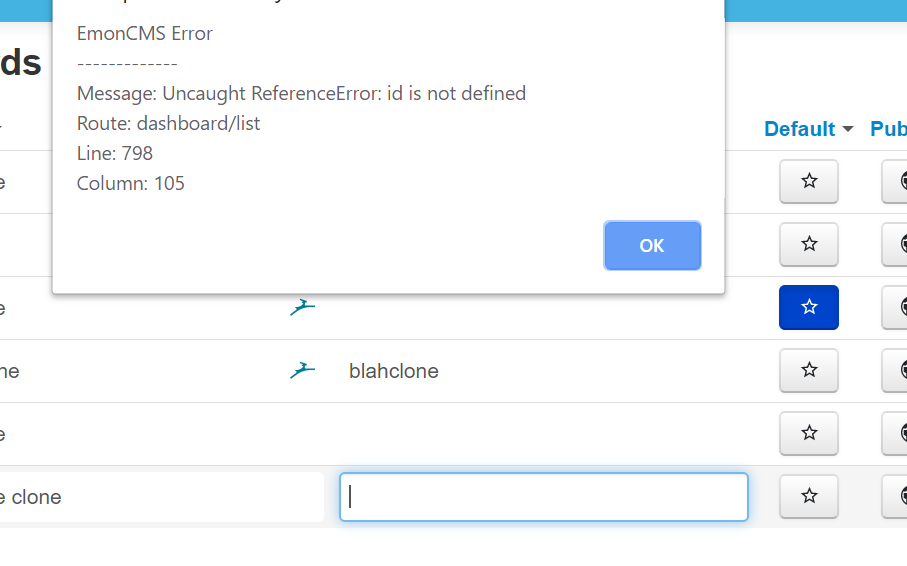 Unable to view dashboard list · Issue #233 · emoncms/dashboard · GitHub