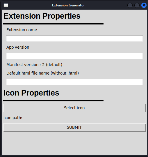 GitHub - Deathstar427/Chrome_Extension_Generator