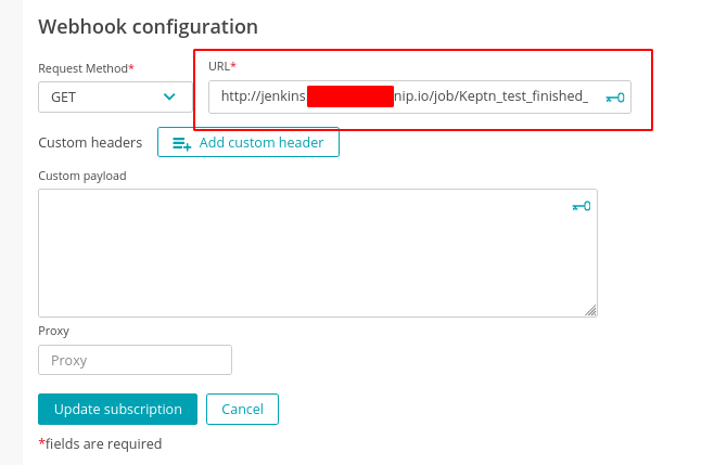 Bridge: Webhook Integration: Increase text-field for entering/editing URLs · Issue #5706 · keptn ...