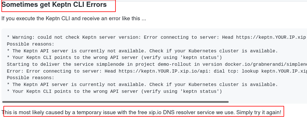 Keptn Argo tutorial should switch from xip.io to nip.io · Issue #197 · keptn/tutorials · GitHub