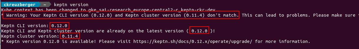 keptn version outputs wrong version · Issue #6858 · keptn/keptn · GitHub