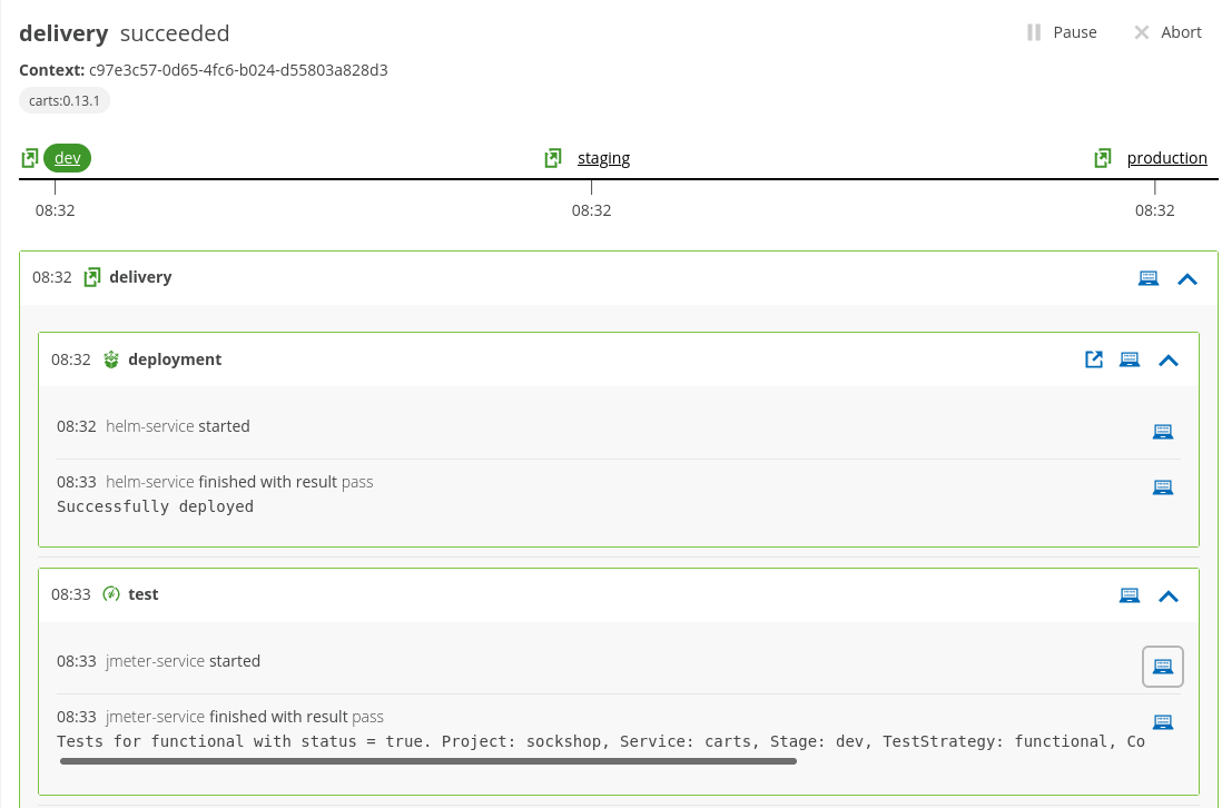 Keptn 0.14.1 cloud event carries over message from last finished event · Issue #7633 · keptn ...