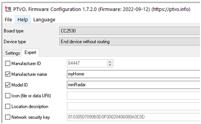 Changes to Model ID and Manufacture have no effect · Issue #146 · ptvoinfo/zigbee-configurable ...