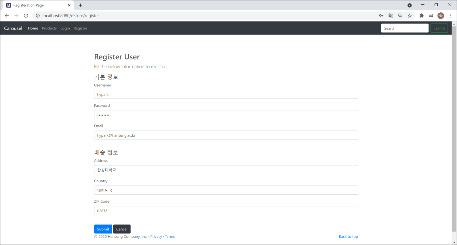 GitHub - hyntato/eStore: Spring / Hibernate / REST API / Bootstrap