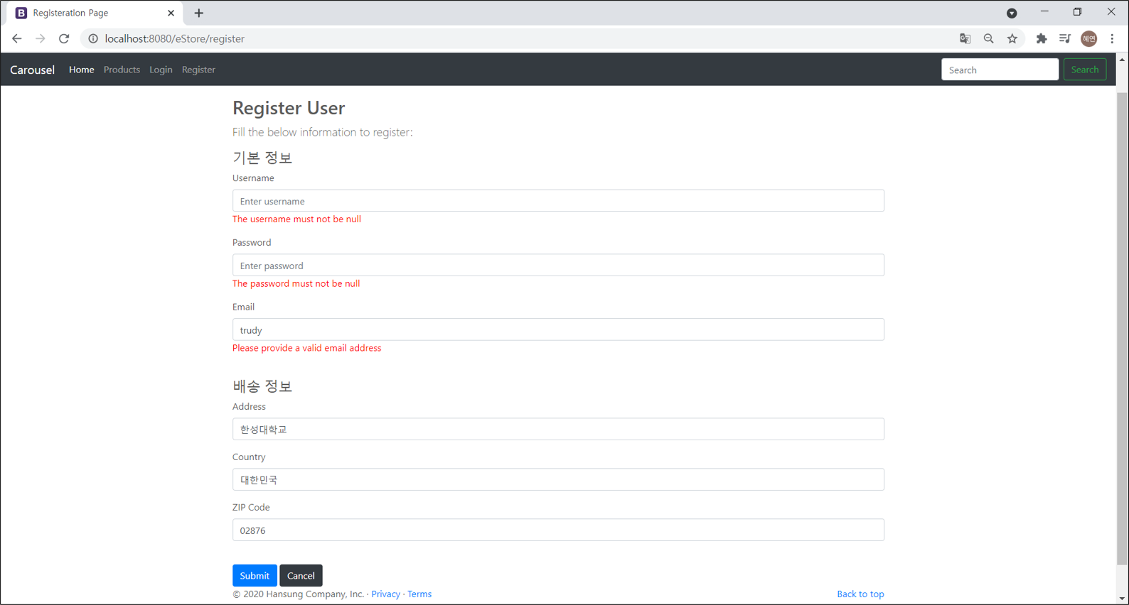 GitHub - hyntato/eStore: Spring / Hibernate / REST API / Bootstrap