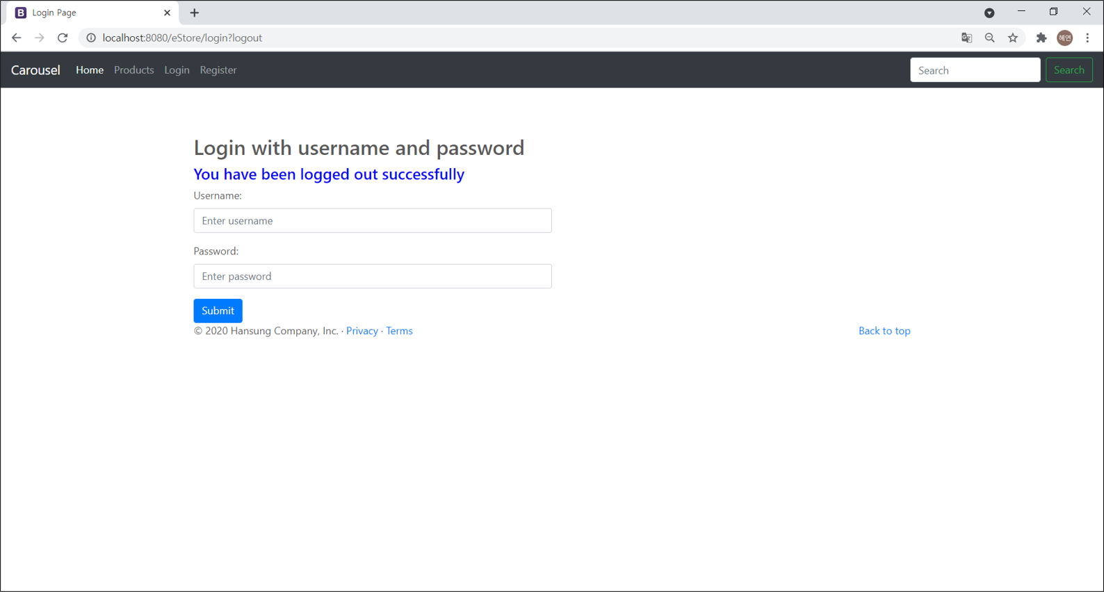 GitHub - hyntato/eStore: Spring / Hibernate / REST API / Bootstrap
