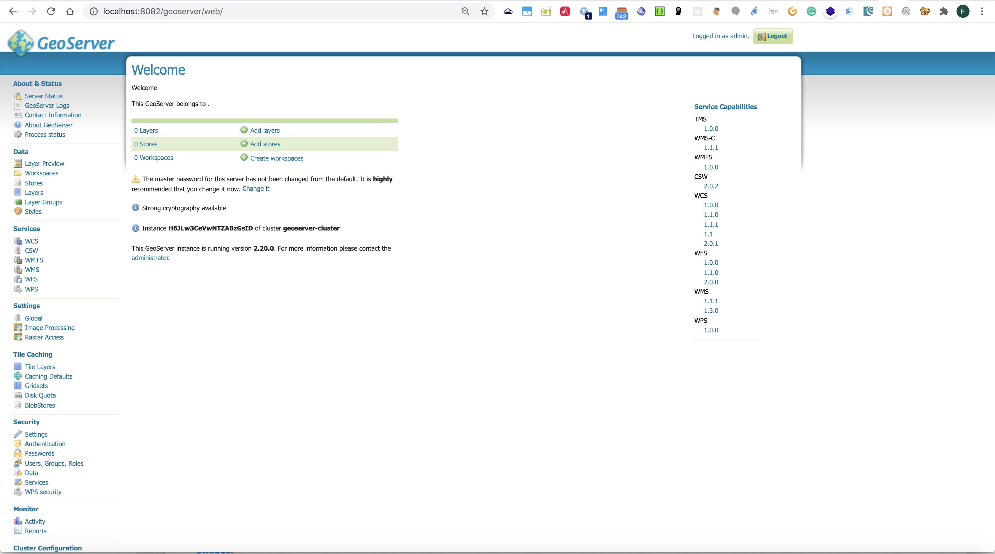 RANDOMSTRING and INSTANCE_STRING variables are not considered in the cluster configuration ...