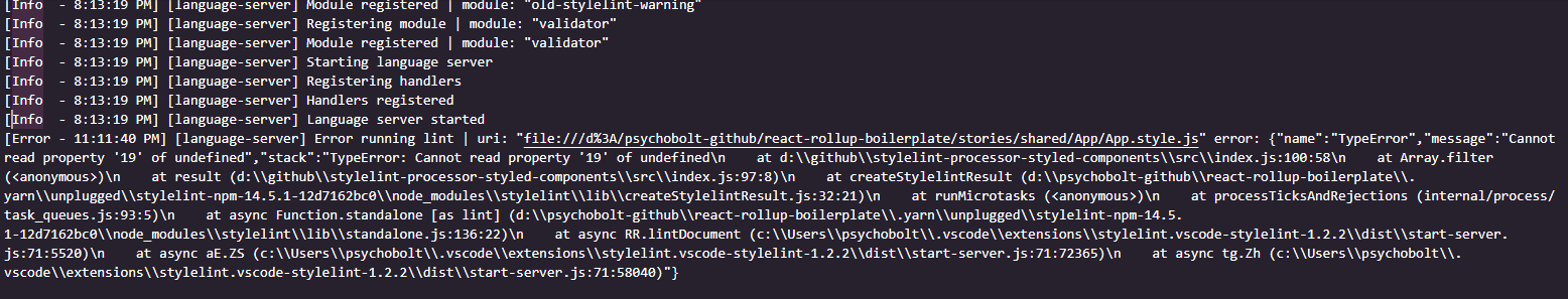 [Bug]: TypeError: Cannot read property ' ' of undefined on win32 environment (Windows) · Issue ...