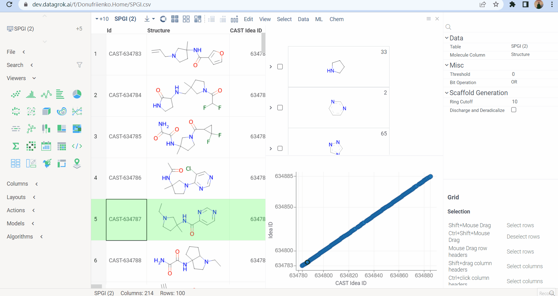 Scaffold Tree: Add a "table" property · Issue #1728 · datagrok-ai/public · GitHub