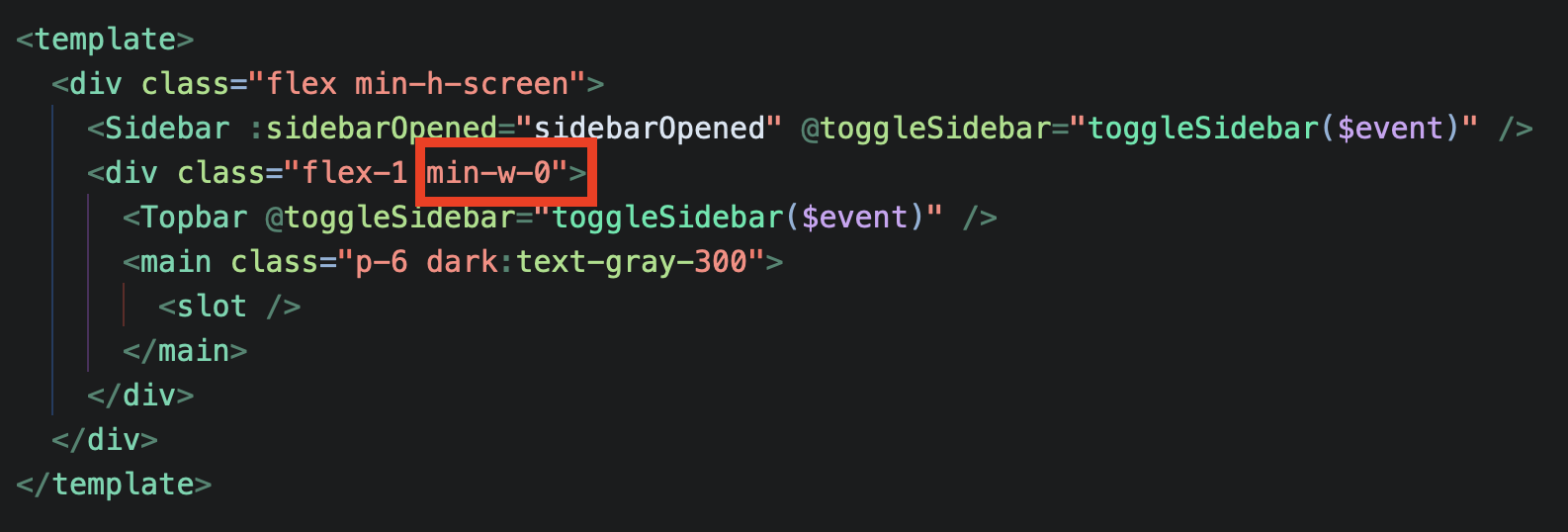 Lose responsiveness when using a code block in markdown · Issue #849 · nuxt/content · GitHub