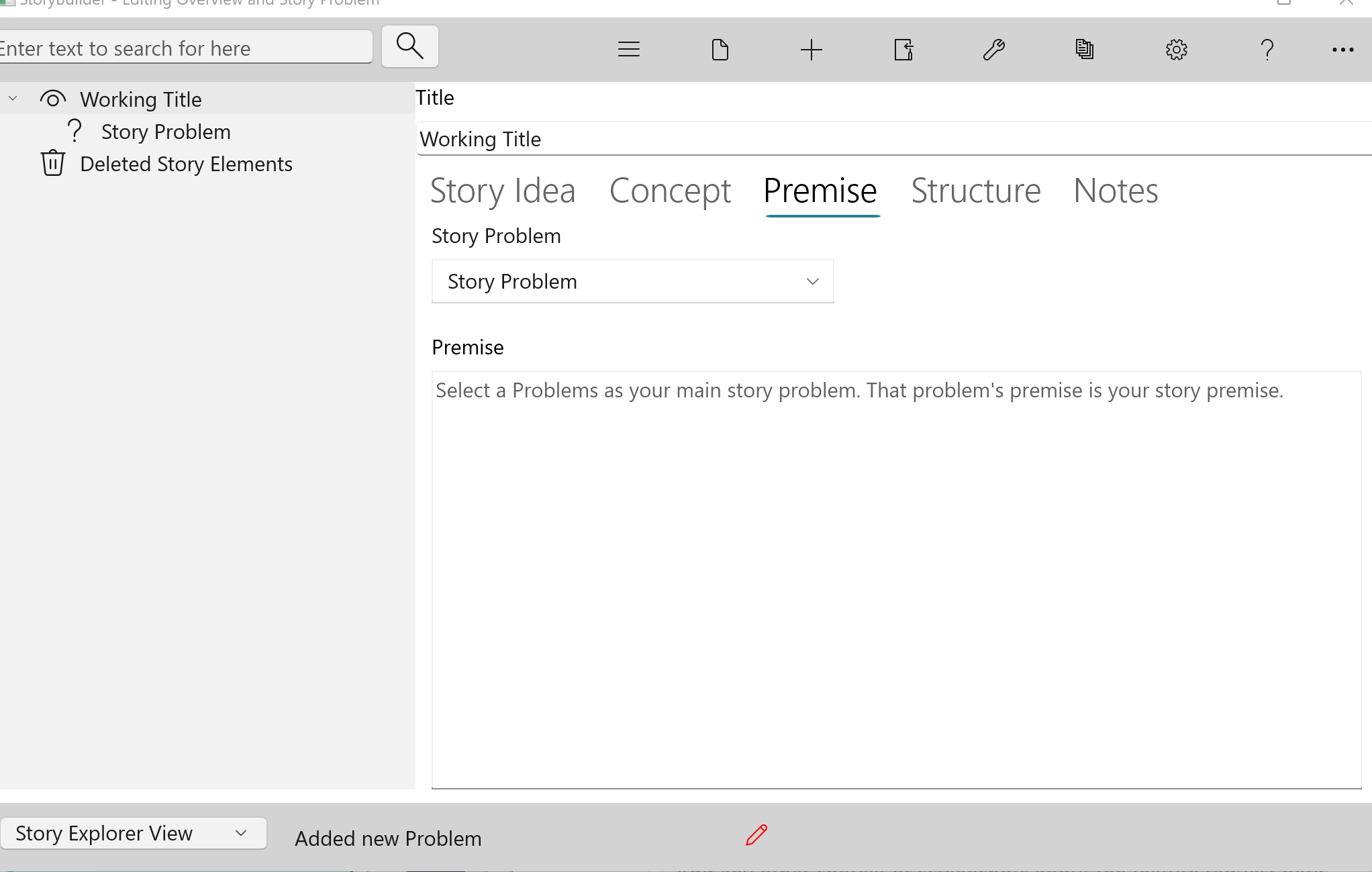 Add an 'Overview and Main Story Problem' template for new story ...
