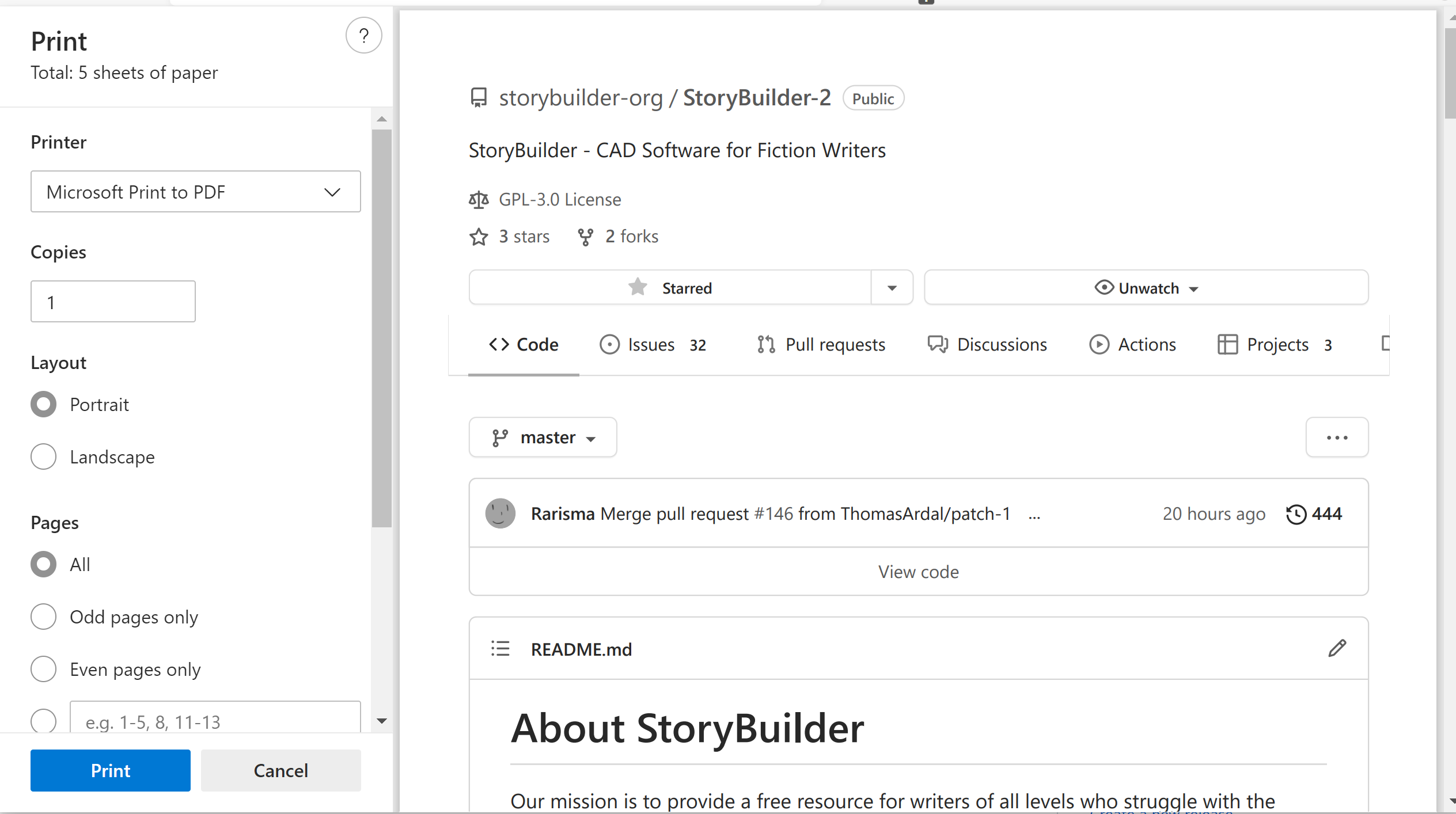Implement a Print Manager function for printed reports. · Issue #157 · storybuilder-org/StoryCAD ...