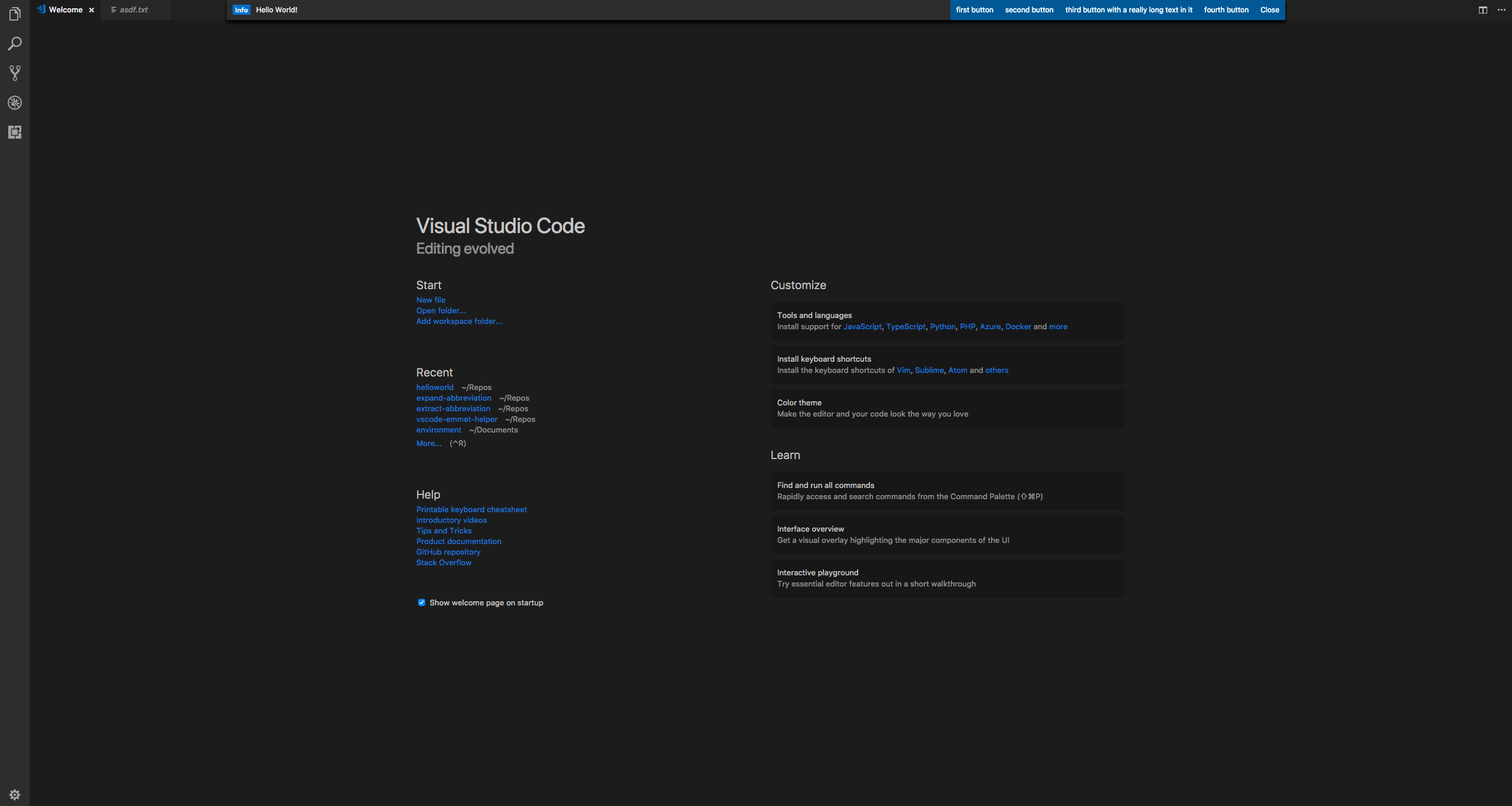 Notification not showing all the buttons if they overflow the ...