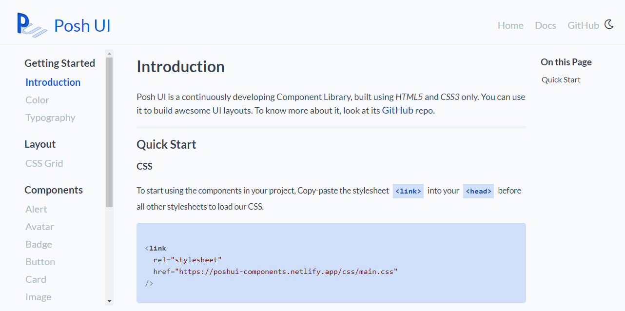 Issue With Link in Dark Theme · Issue #32 · hsnice16/PoshUI-Documentation · GitHub