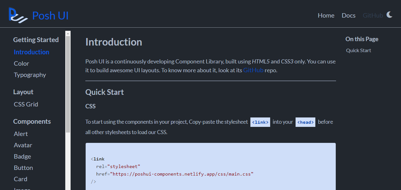Issue With Link in Dark Theme · Issue #32 · hsnice16/PoshUI-Documentation · GitHub