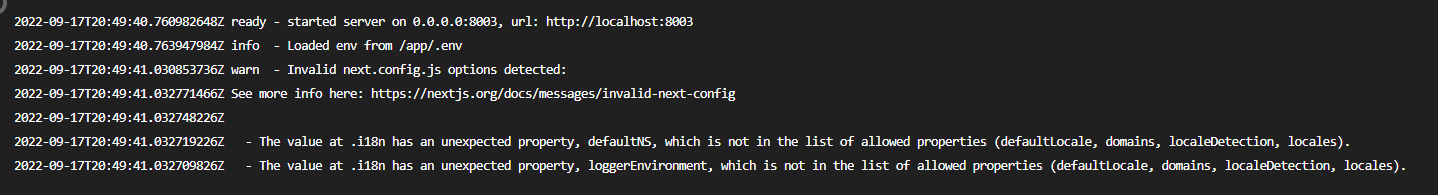 The value at .i18n has an unexpected property - nextjs.config.js · Issue #912 · aralroca/next ...