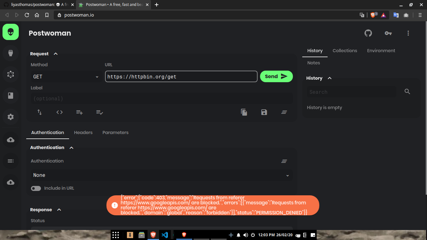 Can't login on Brave Browser · Issue #607 · hoppscotch/hoppscotch · GitHub