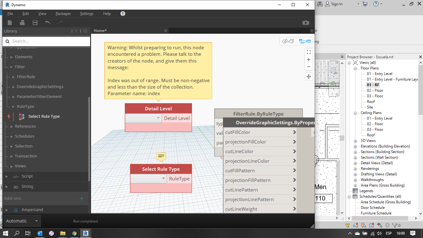 Error with nodes · Issue #2436 · DynamoDS/DynamoRevit · GitHub