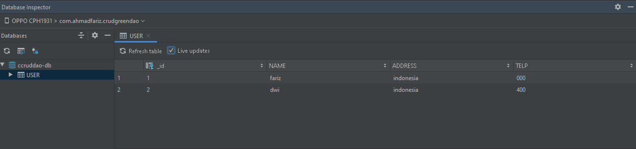 GitHub - ahmadfariz/CRUD-greenDao: This is a crud application using greenDao
